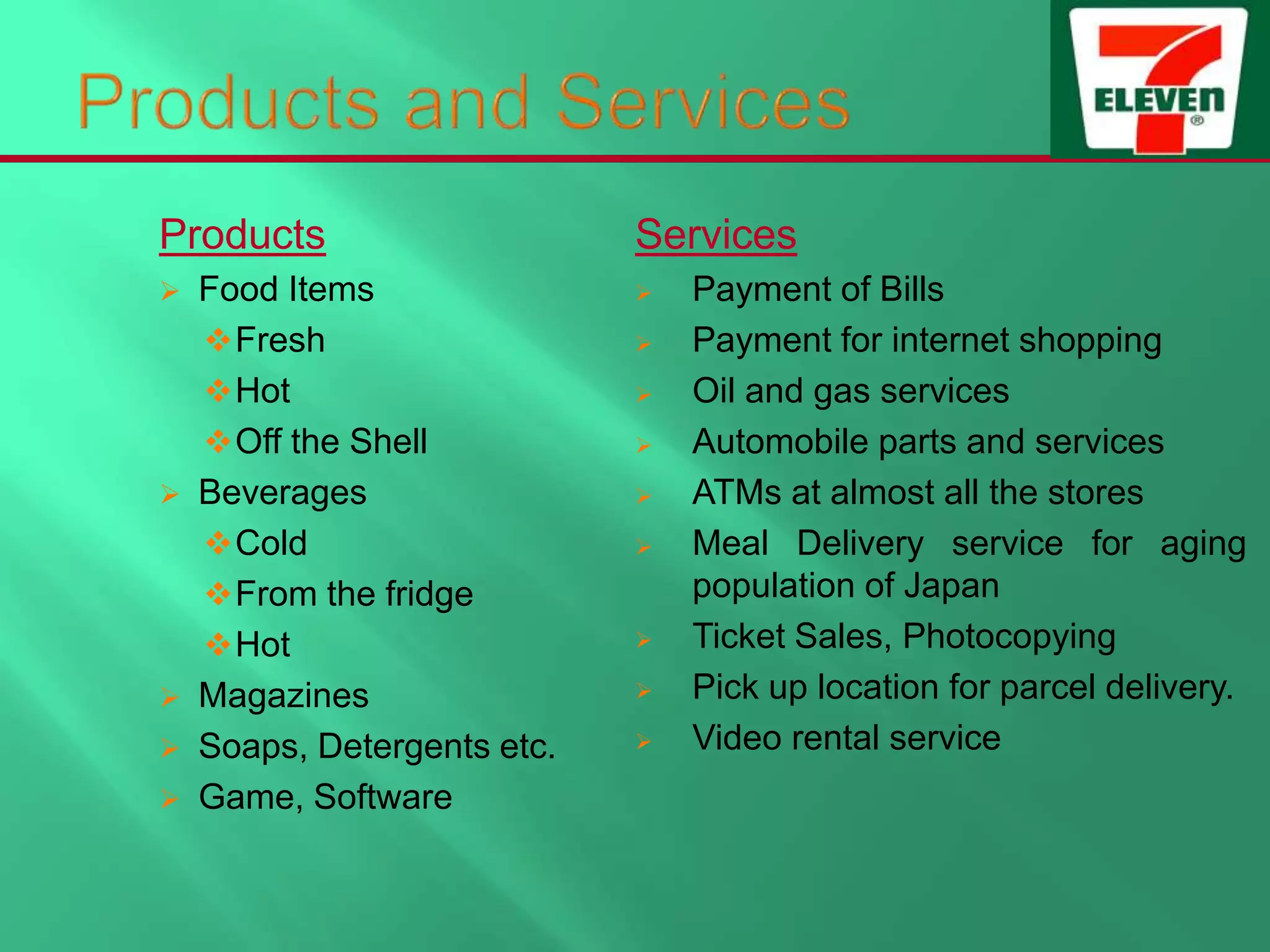 7-Eleven Presentation | PPTX