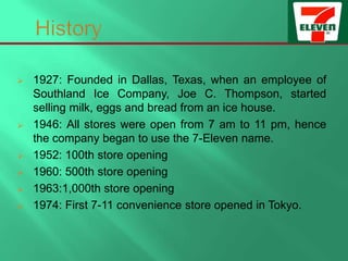 7-Eleven Presentation | PPTX