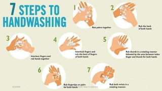 Seven golden steps in saving lives HAND WASHING By Dr.T.V.Rao MD | PPTX