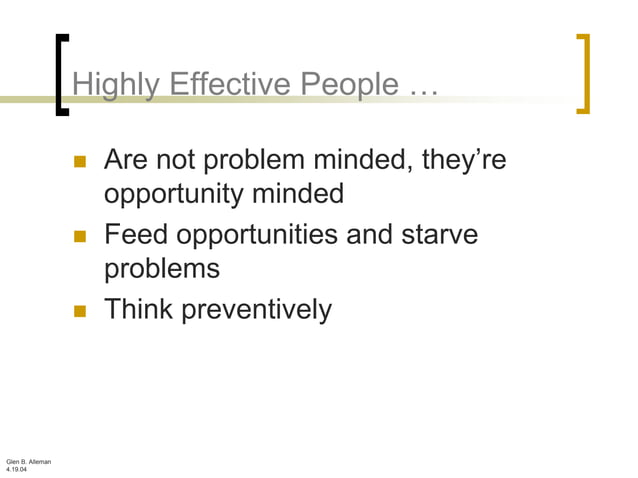 Seven Habits of Effective Project Managers | PDF