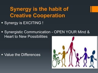 Seven habits of highly effective people by Stephen R. Covey | PPTX