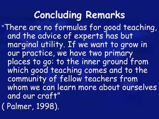Seven habits of highly successful teachers | PPT