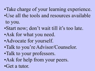 Seven habits of successful students pgp-converted | PPT