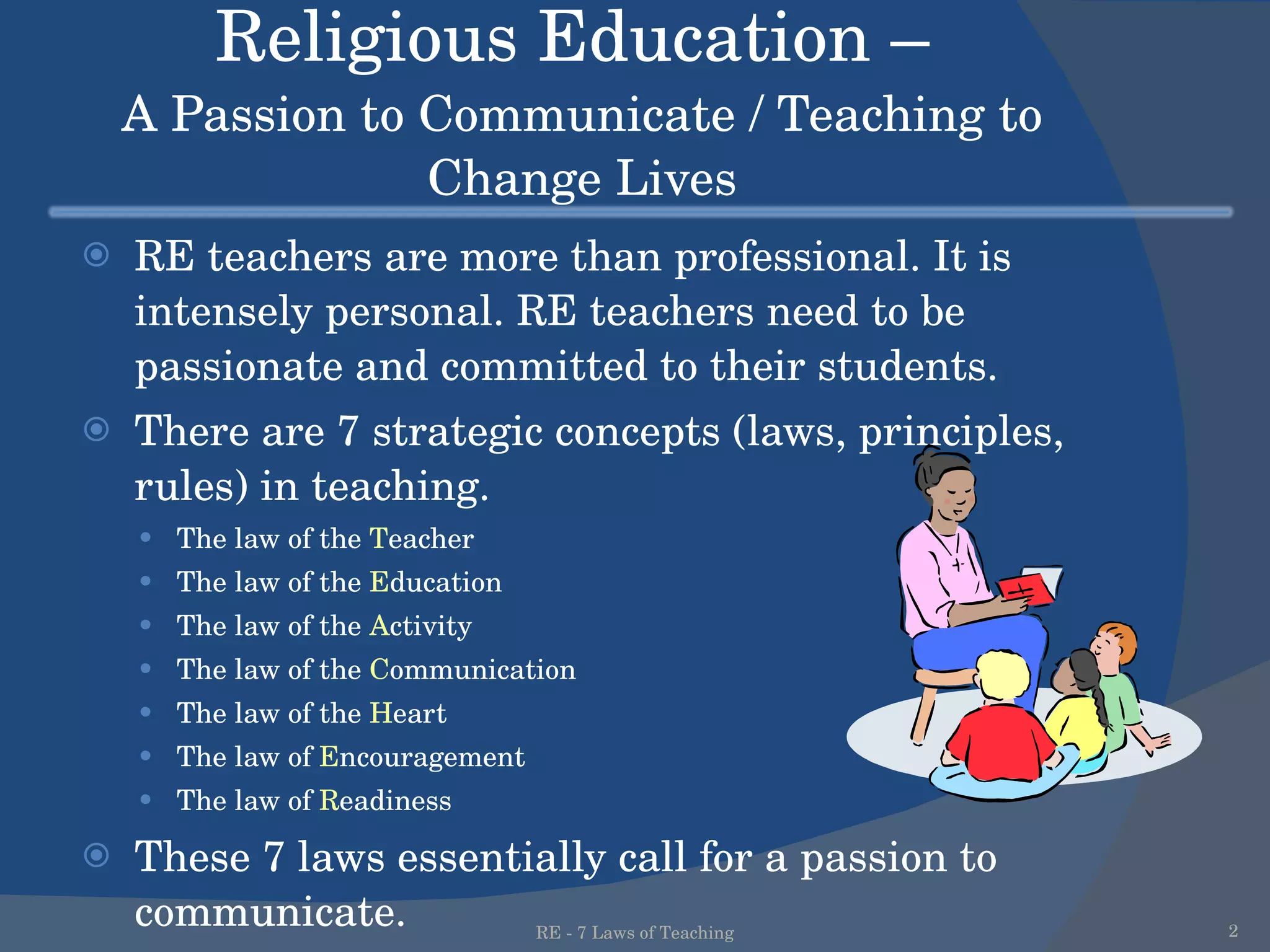 Seven Laws of Teaching | PPT