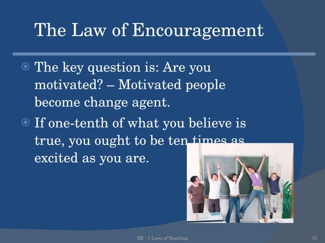 Seven Laws of Teaching | PPT