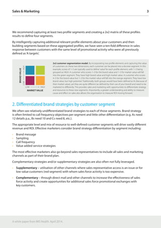 The Seven levers of sales and marketing performance | PDF