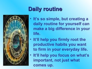 Seven little habits | PPT