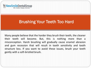 Seven Most Common Oral Hygiene Mistakes | PPT