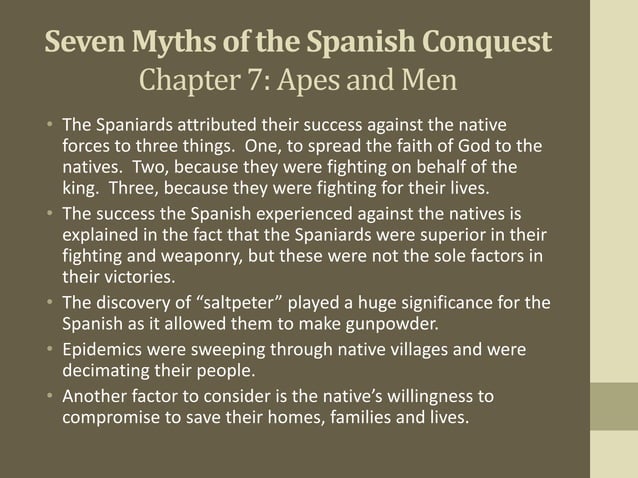 Seven myths of the spanish conquest | PDF
