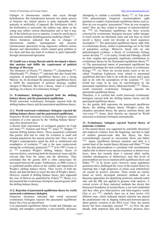 Seven non-darwinian theories opposite to evolution | PDF