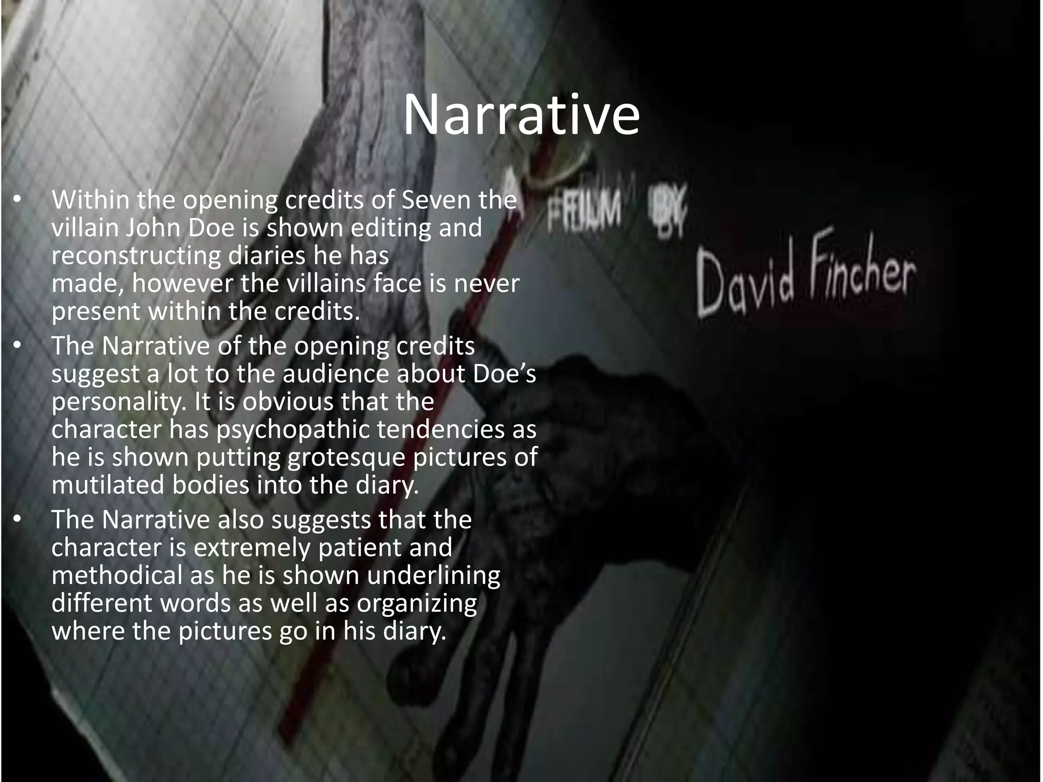 Seven opening credits | PPT