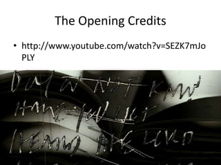 Seven opening credits | PPTX