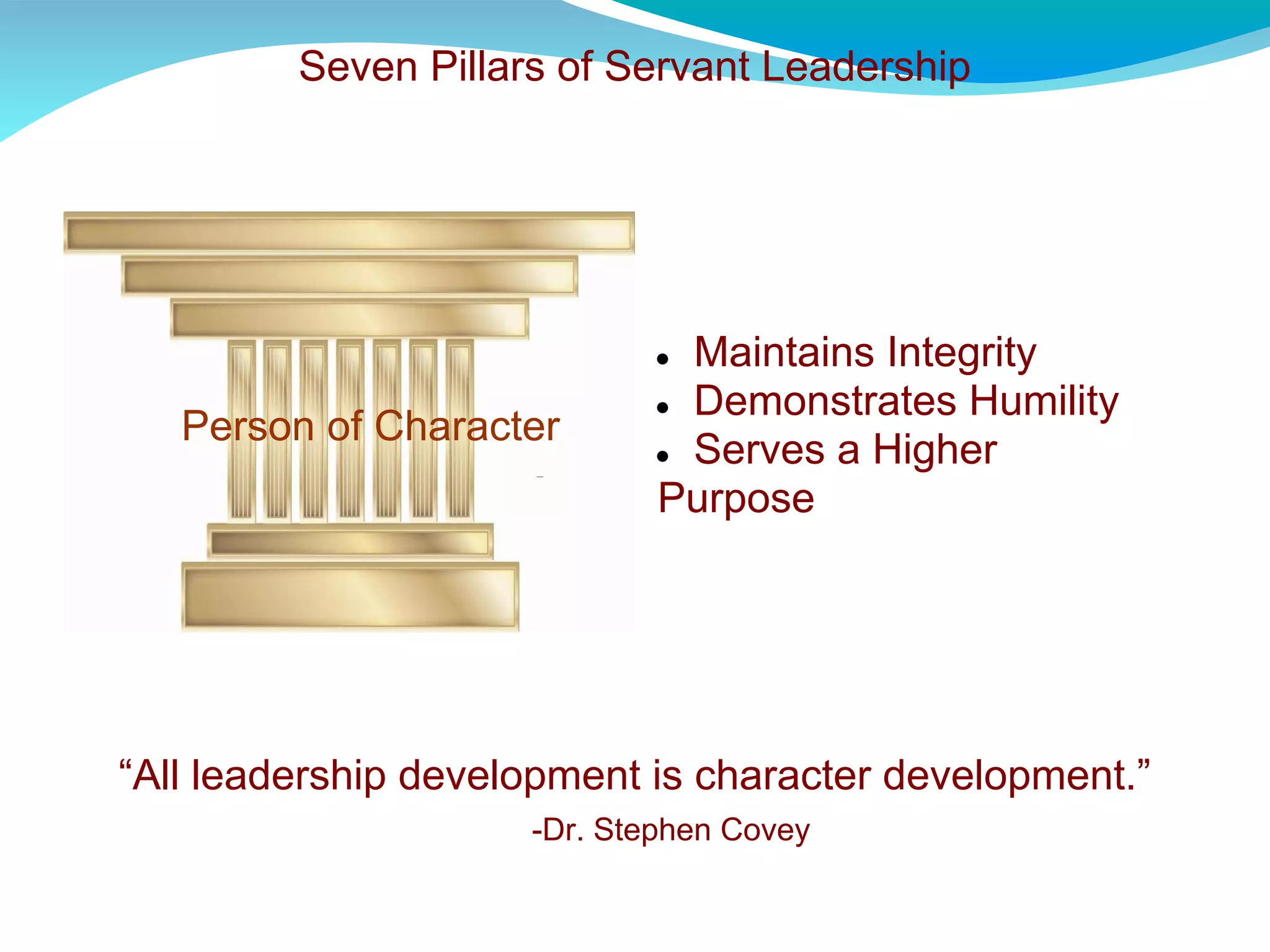 Seven pillars of servant leadership | PDF