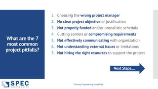 Seven Pitfalls Every Project Must Avoid | PPT