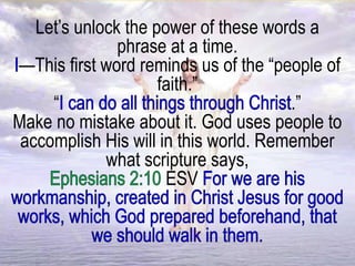 Seven Powerful Words | PPTX
