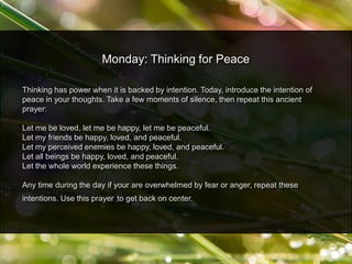 Seven practices for_peace | PPTX