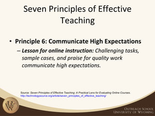 Seven principleseffectiveteaching | PPT