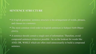 Seven principles of effective writing | PPTX