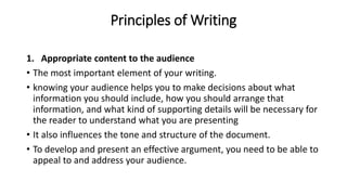 Seven principles of effective writing | PPT