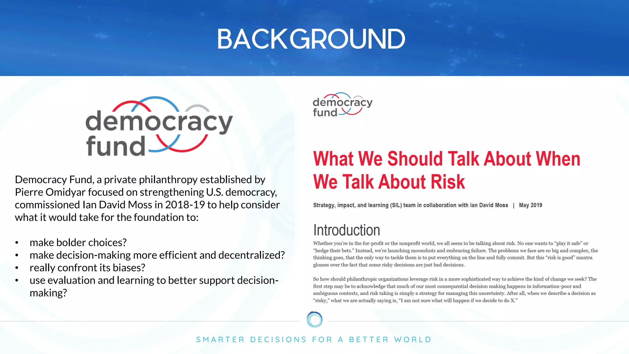 Seven principles of good decision-making in complex and uncertain ...