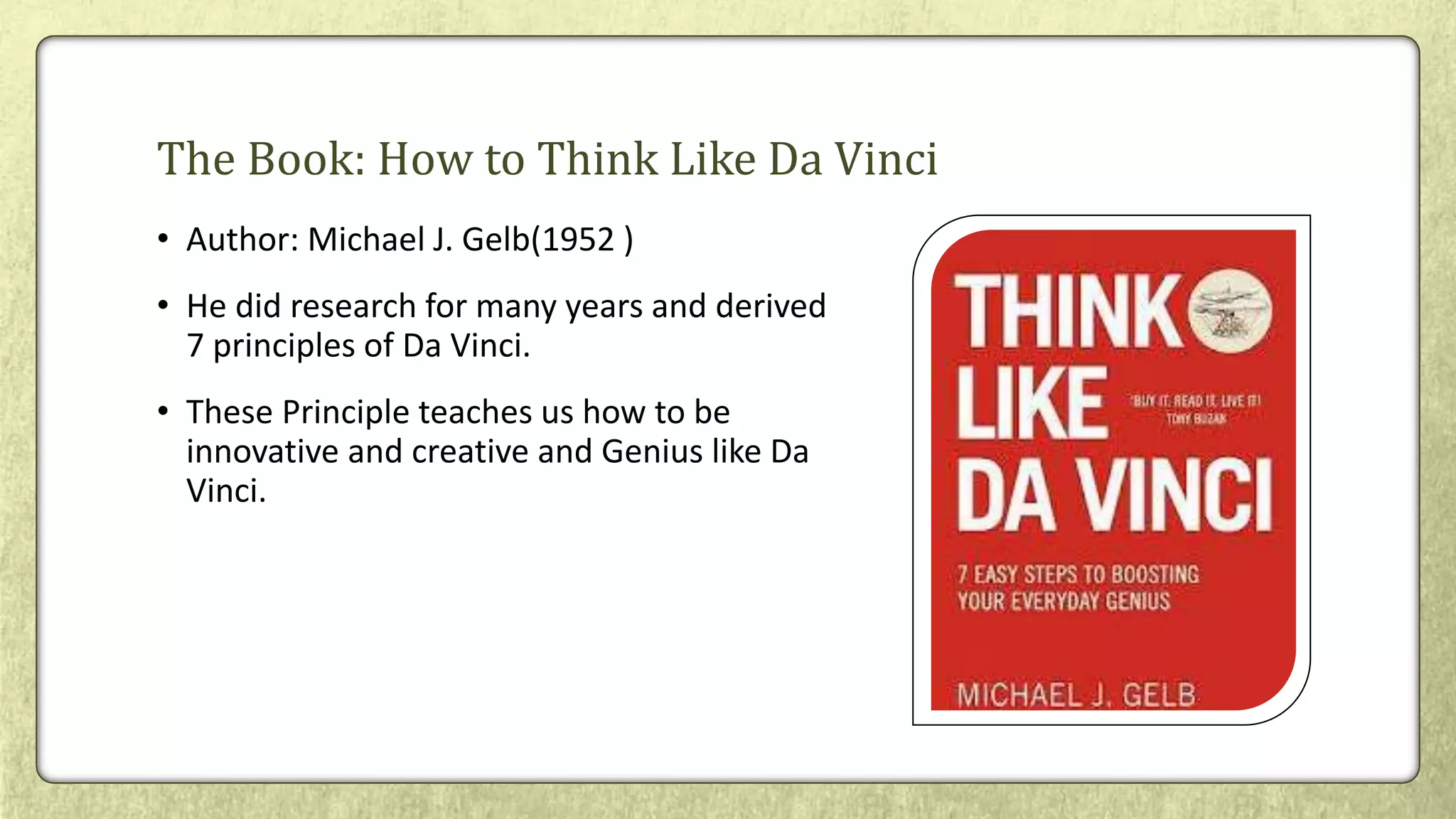 Seven principles of leonardo da vinci | PPTX