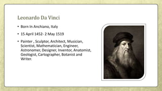Seven principles of leonardo da vinci | PPTX