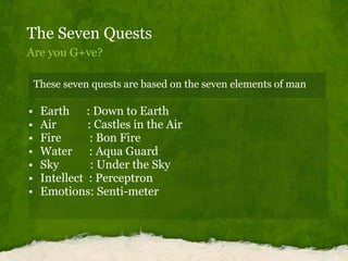 Seven Quests | PPT