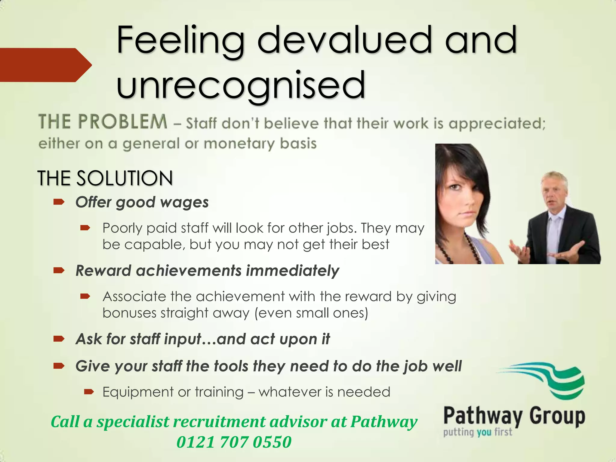 Seven reasons staff leave - How to keep good staff from leaving | PPT