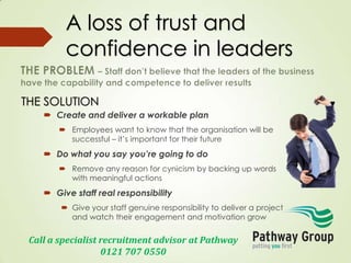 Seven reasons staff leave - How to keep good staff from leaving | PPT