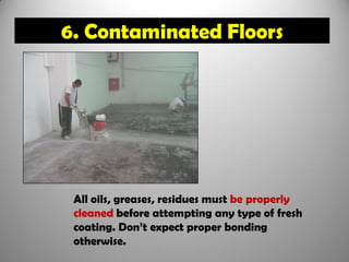 Seven reasons why epoxy floors fail | PDF