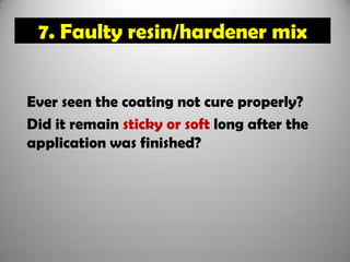 Seven reasons why epoxy floors fail | PPT