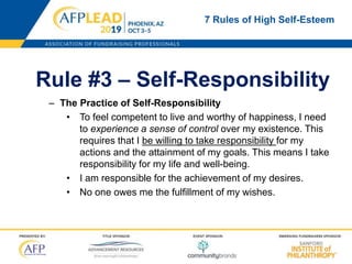 Seven Rules of High Self-Esteem for the Emerging Leader | PPT