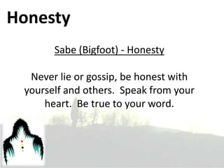 Seven sacred teachings | PPTX
