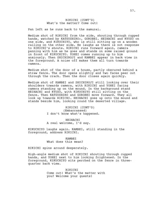 Seven Samurai Movie script | PDF