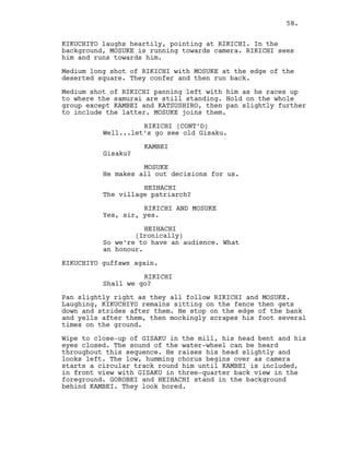 Seven Samurai Movie script | PDF