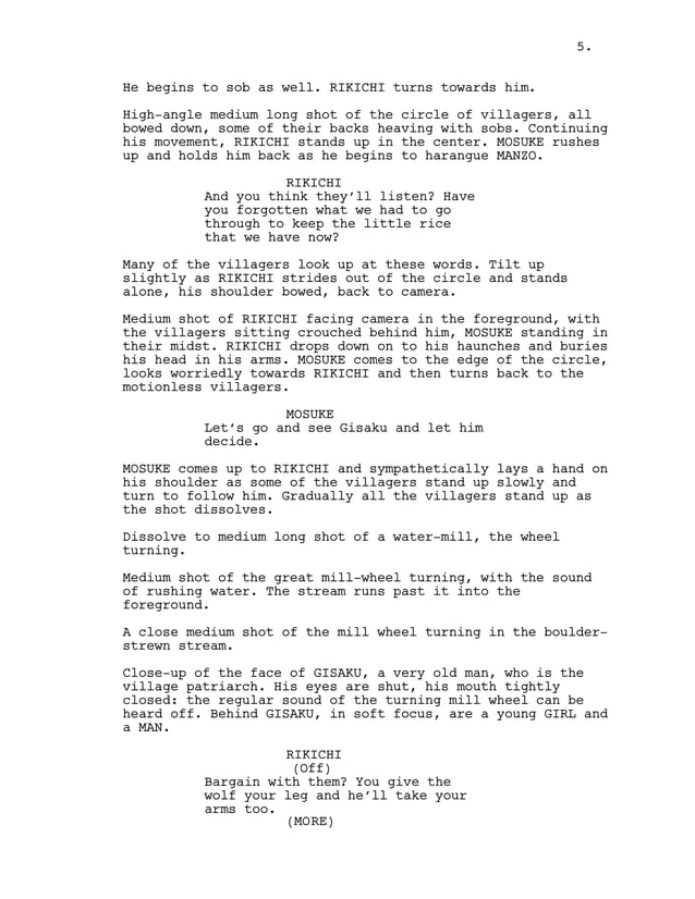 Seven Samurai Movie script | PDF | Equine Sports | Sports