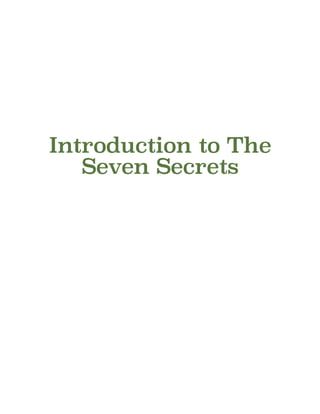 Seven Secrets of Health and Happiness | PDF