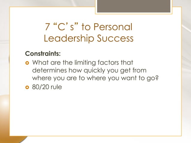 Seven secrets of leadership | PDF | Career Advice | Careers