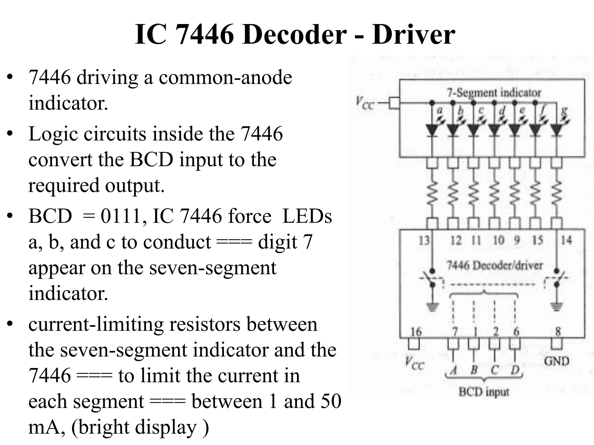 Seven Segment Decoders Ppt