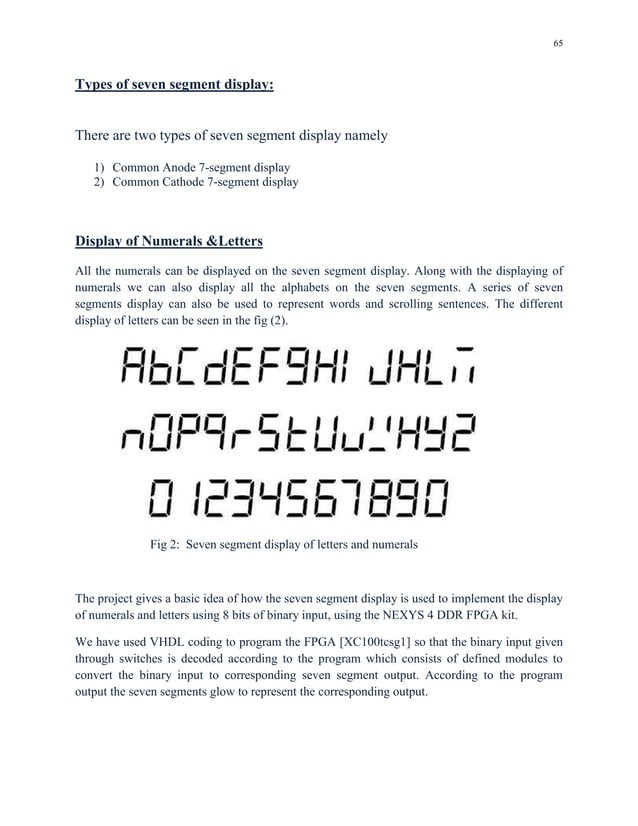 Seven Segment Display Pdf Programming Languages Computing