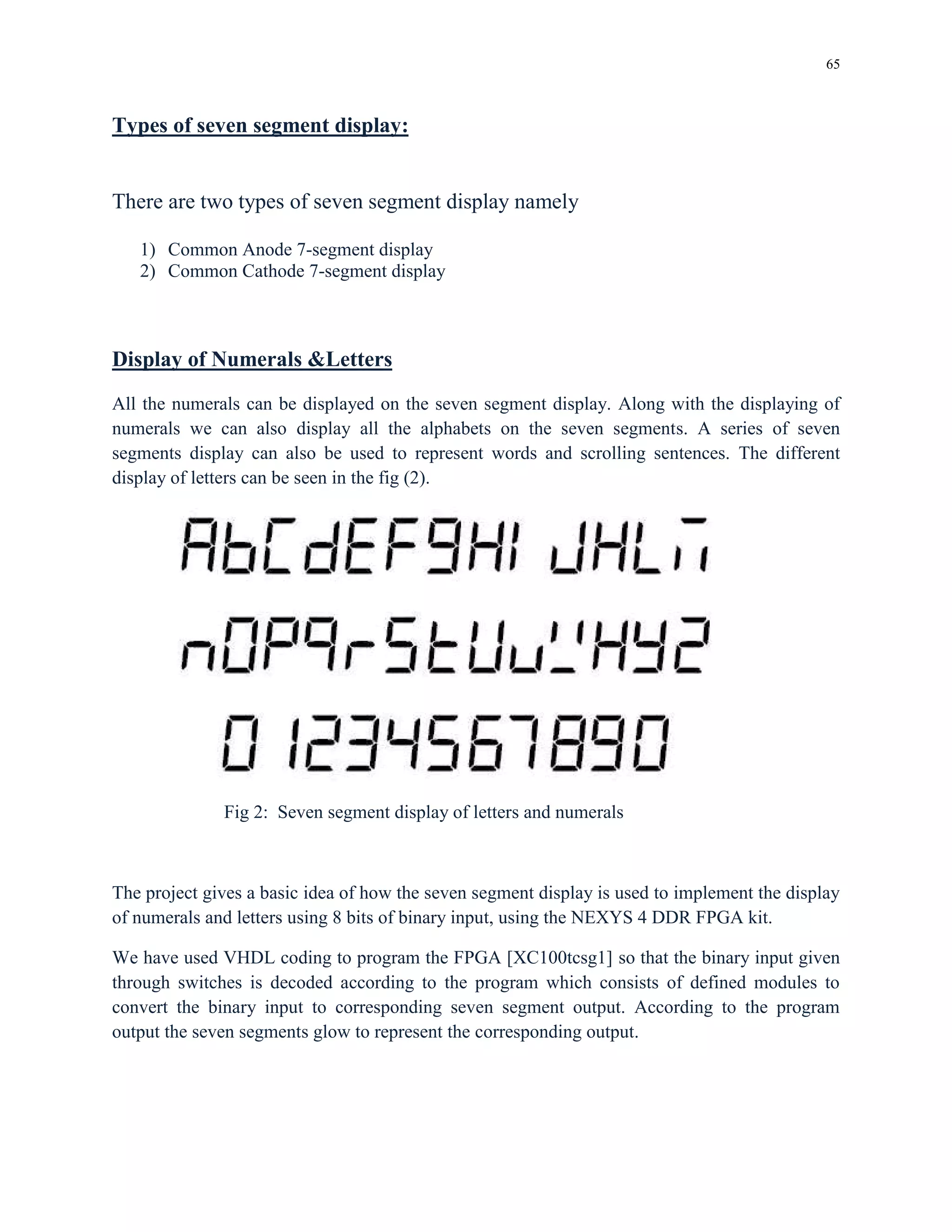 Seven segment display | PDF