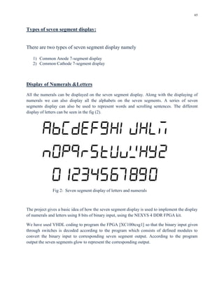 Seven segment display | PDF