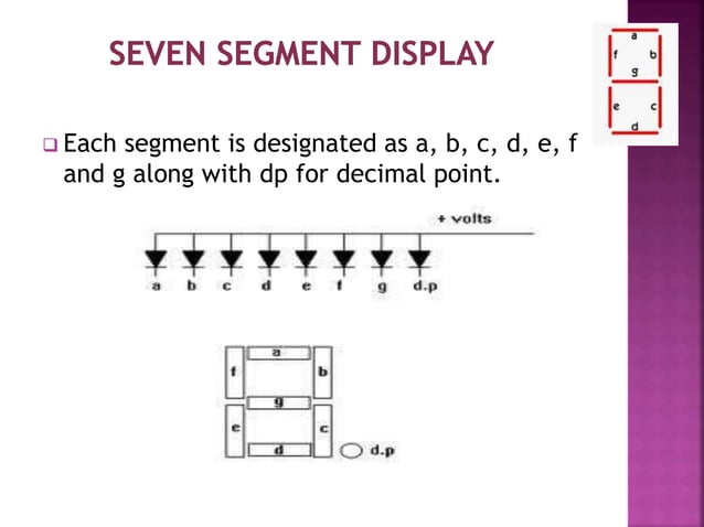 Seven Segment Display | PPTX | Consumer Electronics | Technology & Computing