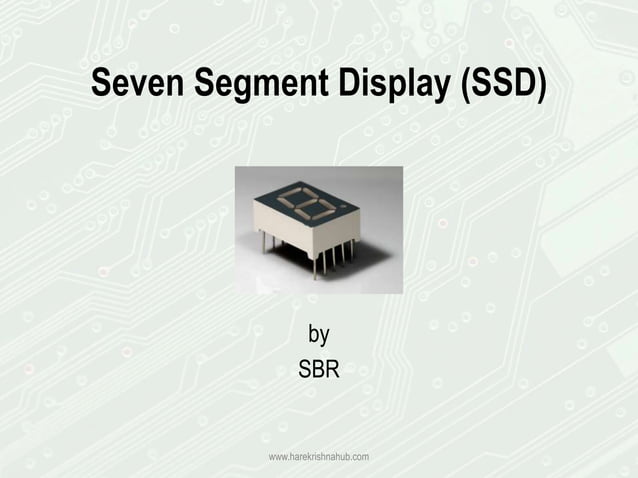 Seven segment display | PPTX