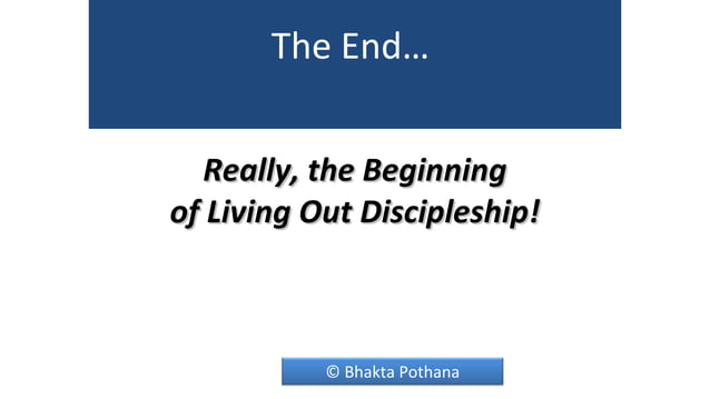 Seven Signs of a Disciple | PPT | Christianity | Religion & Spirituality
