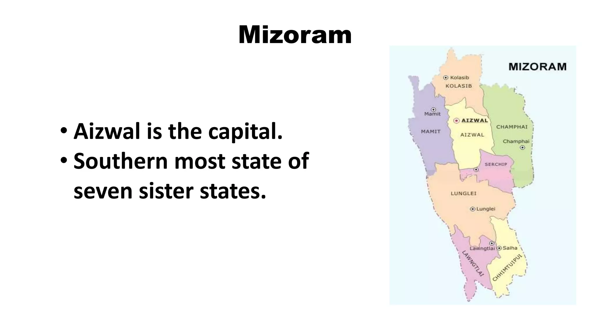 Seven sister states | PPTX