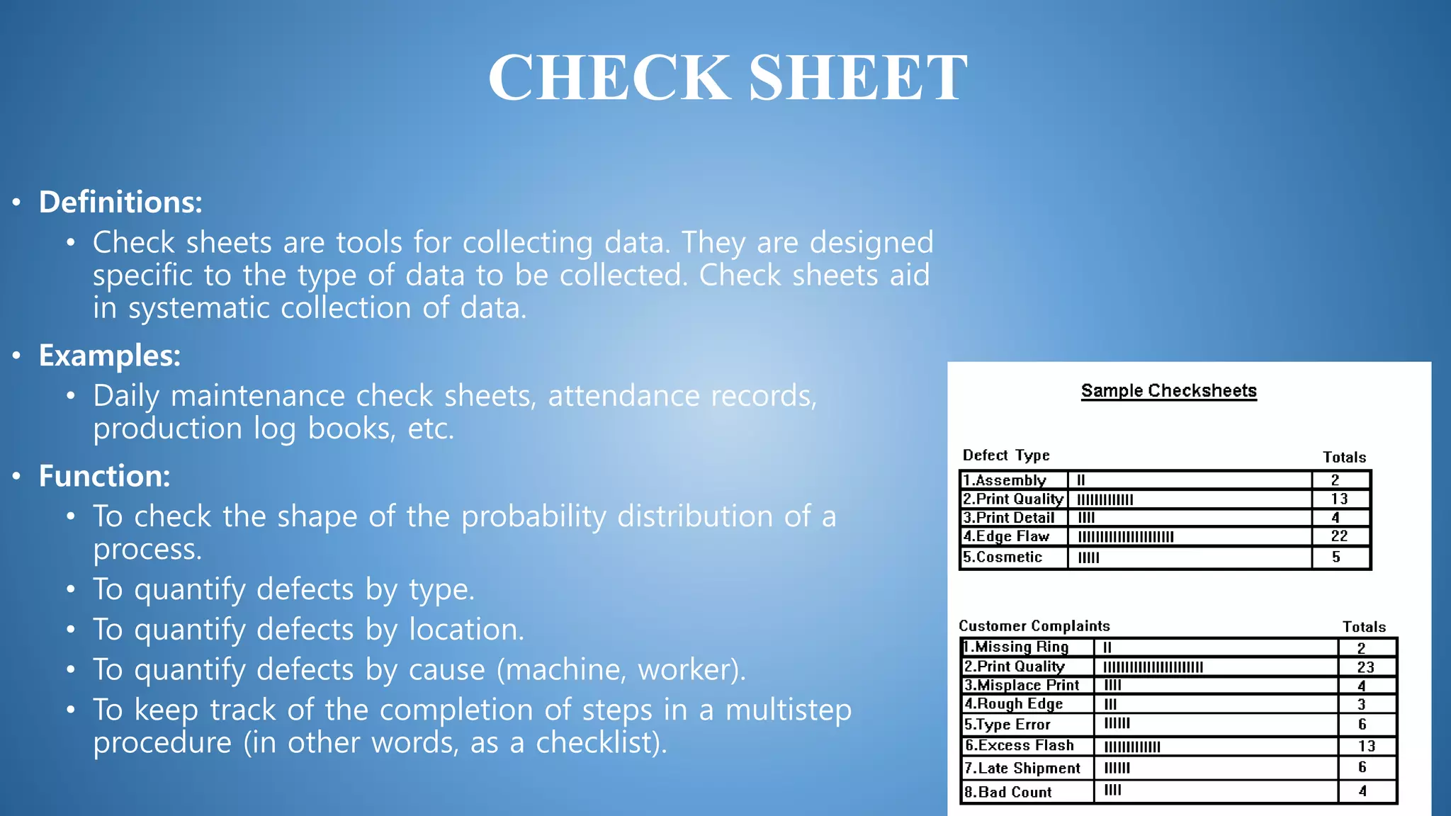 Seven statistical tools of quality | PPTX
