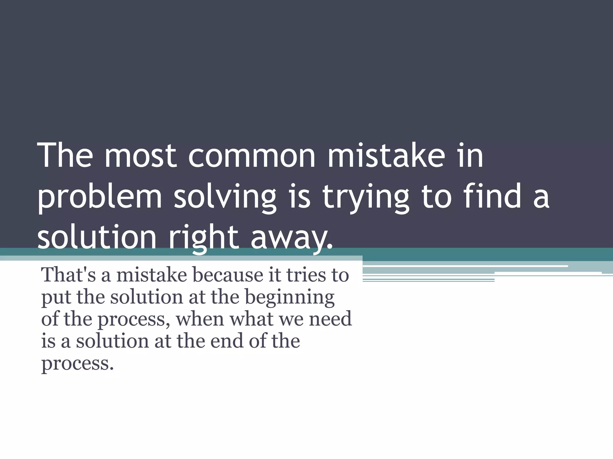 Seven Steps For Effective Problem Solving | PPTX