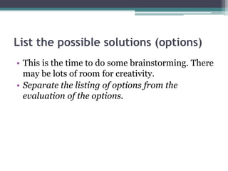 Seven Steps For Effective Problem Solving | PPTX