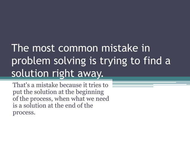 Seven Steps For Effective Problem Solving | PPTX